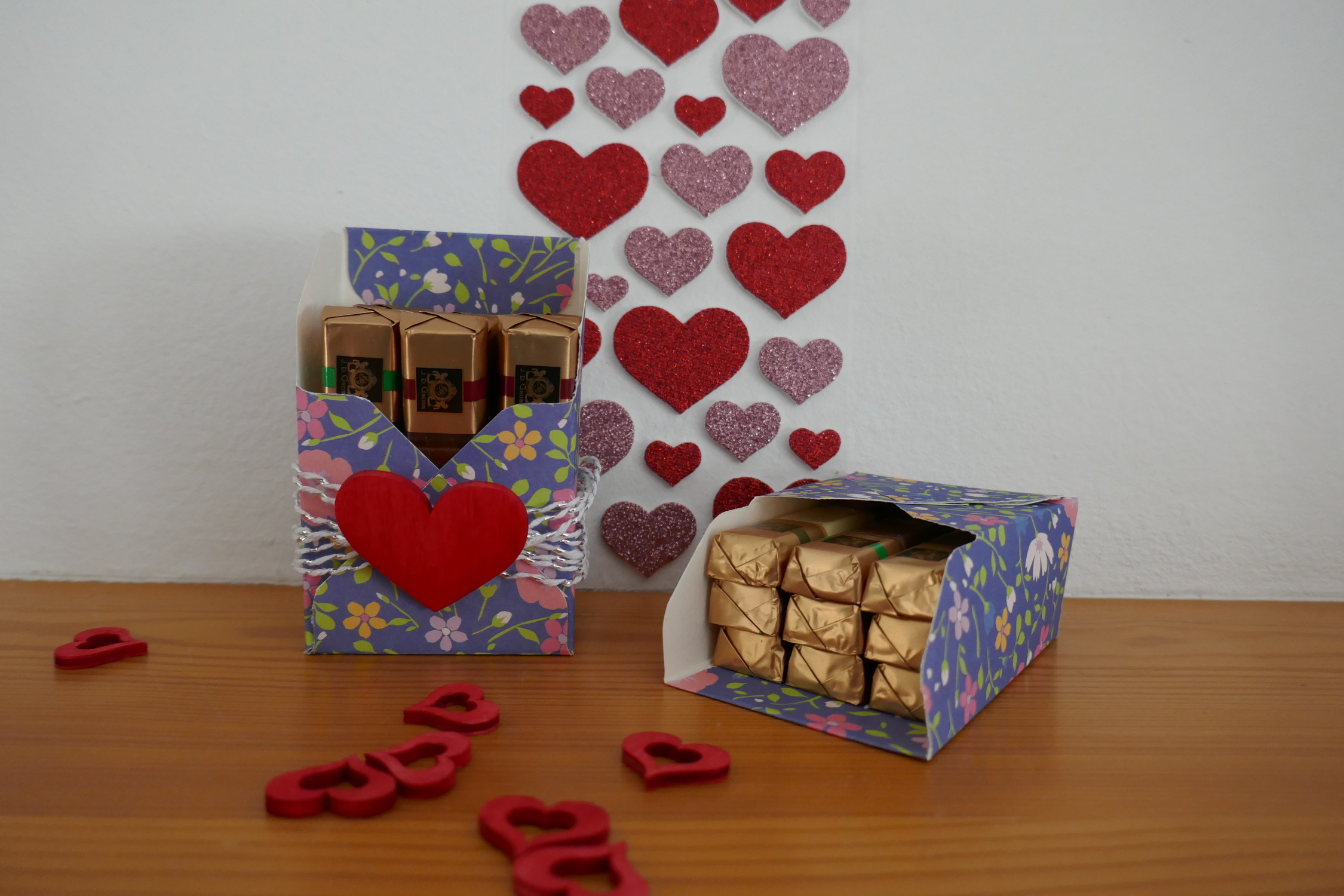 caja san valentin facil manualidades