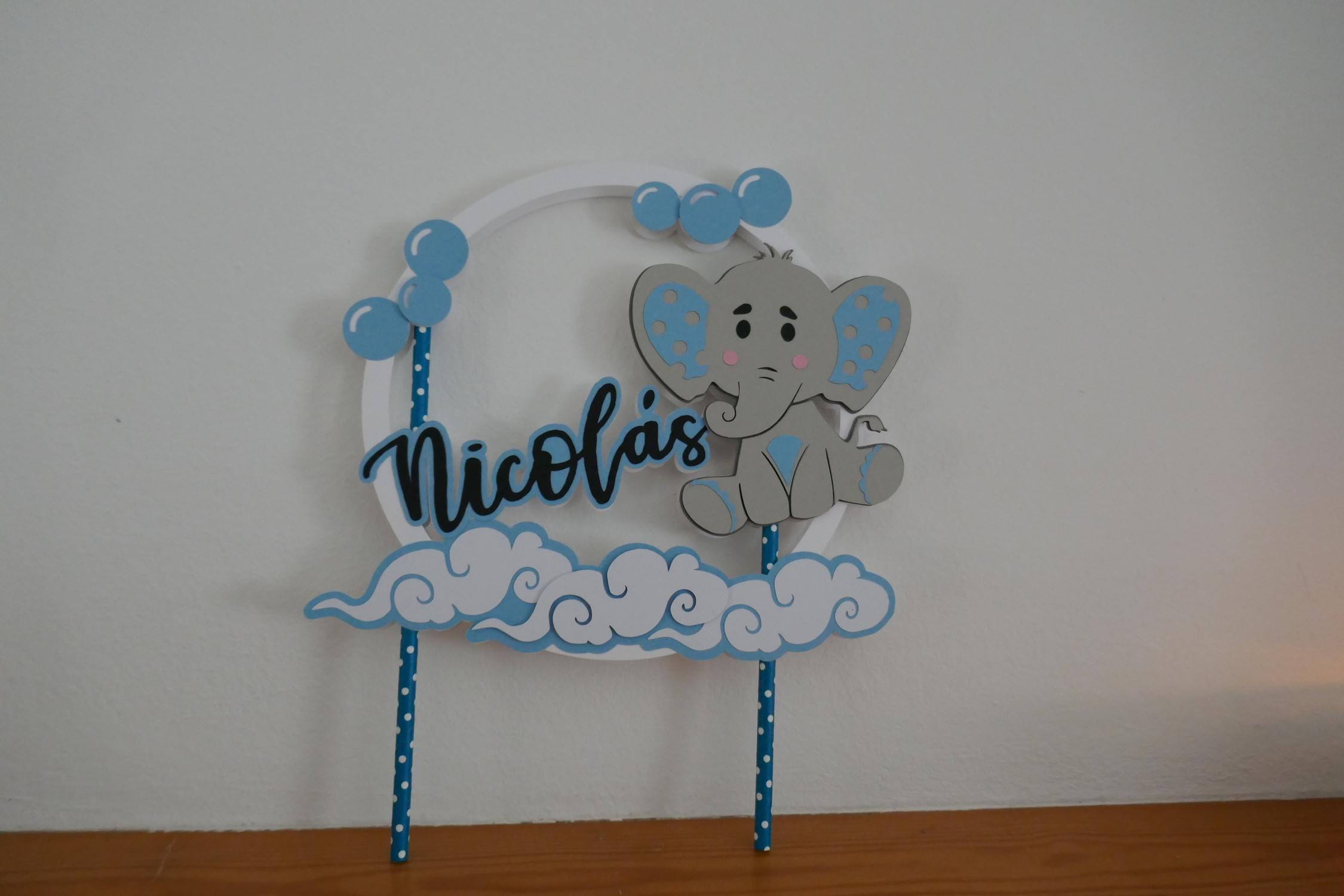 topper elefante tarta facilisimo manualidades